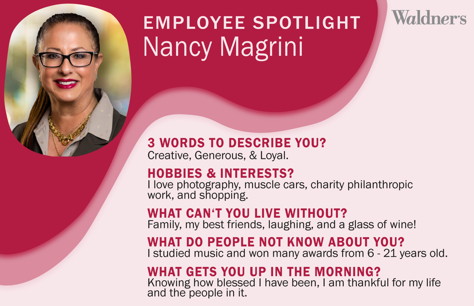 Employee Spotlight Series: Nancy Magrini - Waldner’s Business Environments